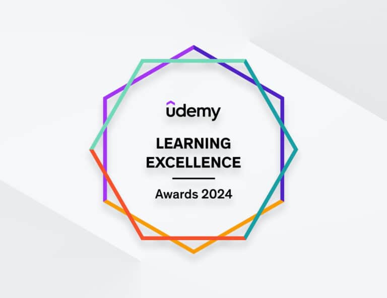 Learning Excellence Awards - Udemy Business